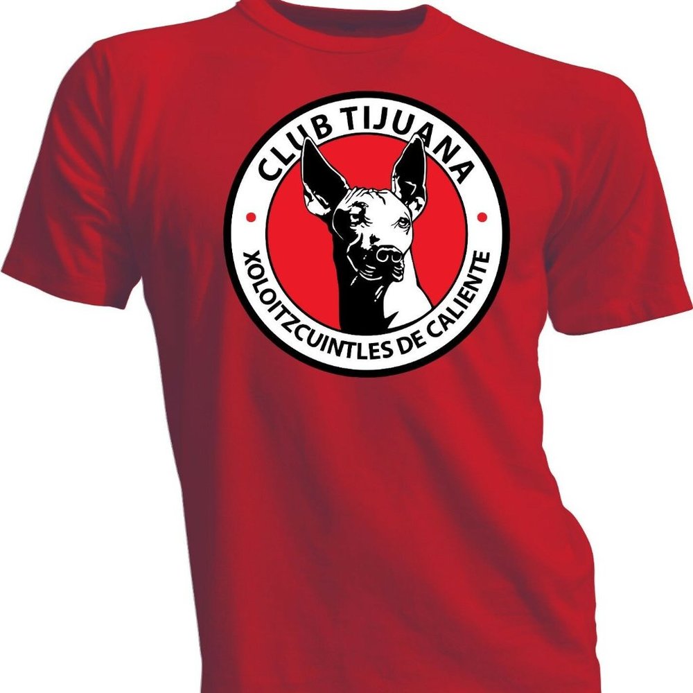 New! Club Xolos De Tijuana Soccer T Shirt - Gem